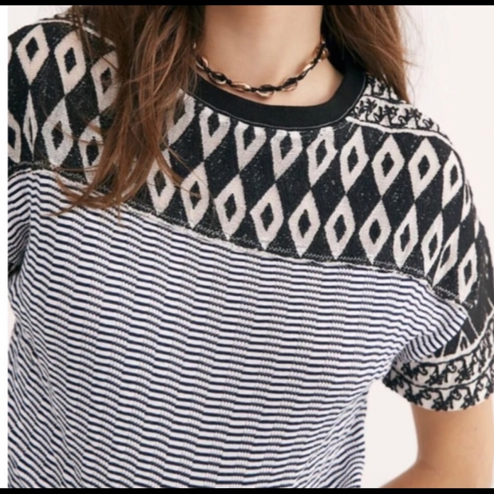 Boho-Geo Artisan Crafted Top - Gem